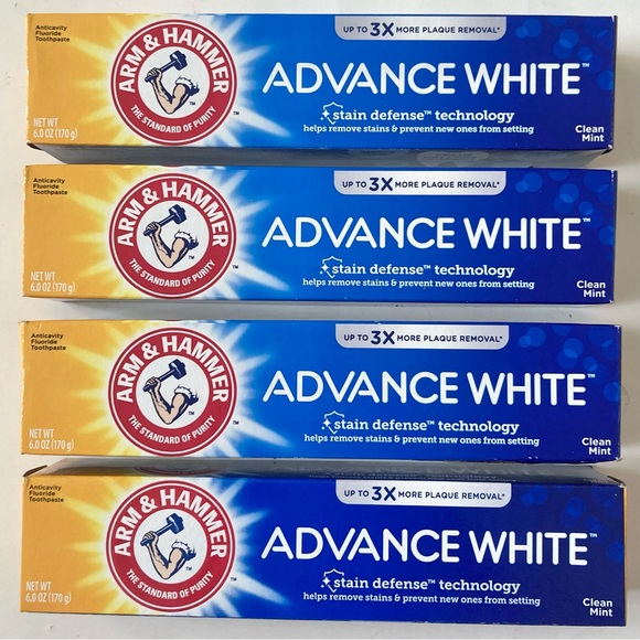 Arm & Hammer | Bath & Body | Lot 4 Arm Hammer Advance White Toothpaste ...